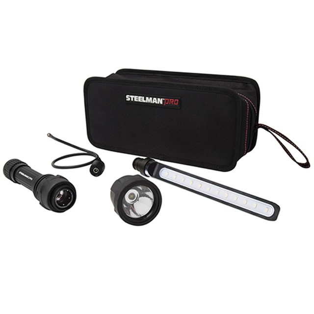 Steelman Js79057 350 Lumen Command Post 3 Modular Light for sale online ...