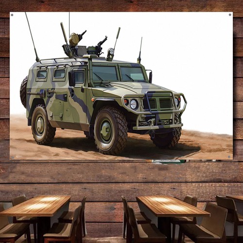 Russian Armored High-Mobility Vehicle Poster Wall Decor Flag Military ...