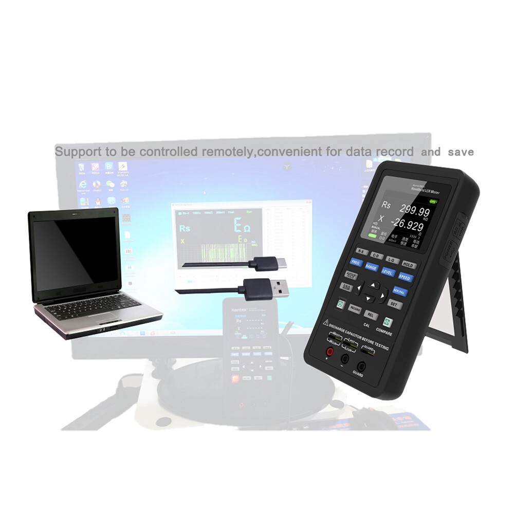 Handheld Measuring Instrument LCR Meter HANTEK 100Hz~40kHz0.6Vrm ...
