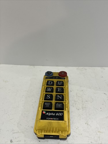 Fomotech Alpha 607 607BTTR Industrial Radio Remote Control Alpha 600 | eBay