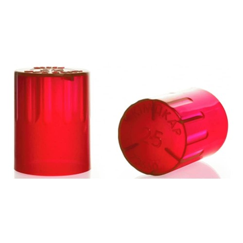 (250pc) Kimble 73662-25 KIM-KAP Red Polypropylene Autoclavable Cap for ...