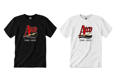 Retro Hot Rod Speed Racing Drag Race Atco Dragway NJ Tshirt Tee Adult ...