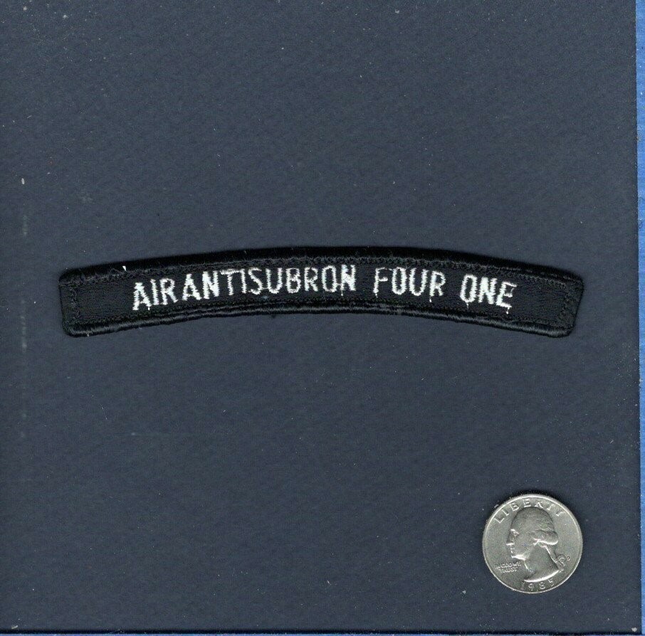 VS-41 SHAMROCKS US NAVY S-3 VIKING Enlisted Uniform Squadron Rocker ...