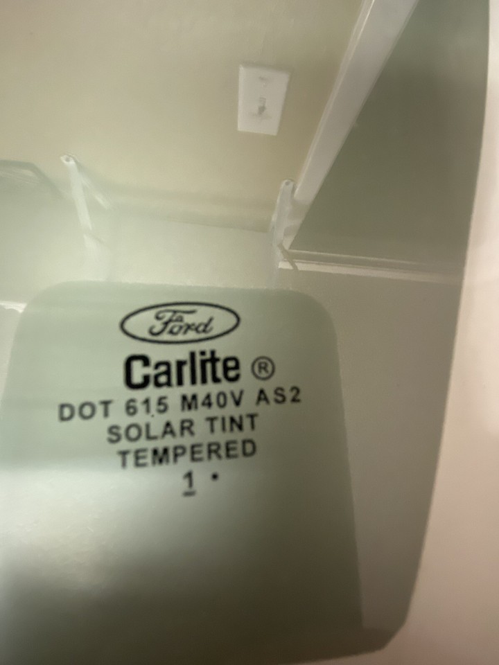 WINDOW GLASS, FORD FIESTA,DRIVER FRONT,SEDAN,HATCHBACK,CARLITE,TINTED ...