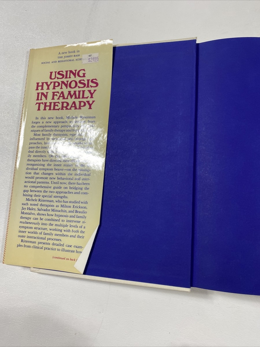 Using Hypnosis In Family Therapy By Michele Ritterman Shop Hypnosis