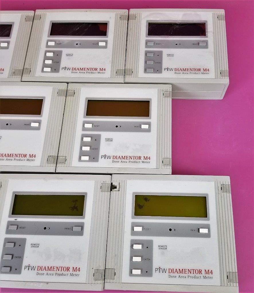 LOT of EIGHT (8) PTW FREIBURG DIAMENTOR M4 DOSE AREA PRODUCT METER ...