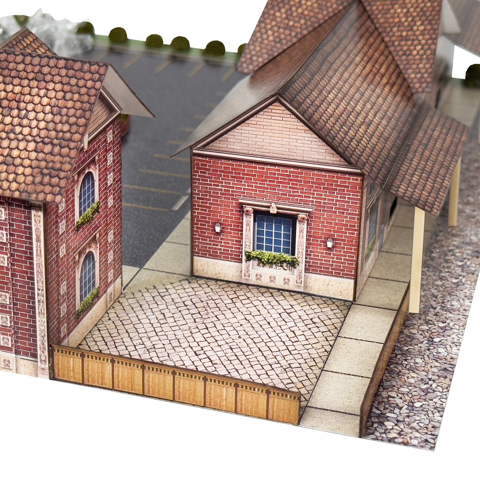 N Scale Building Kit Scale Train Station Model Kit, Fits Micro-trains ...