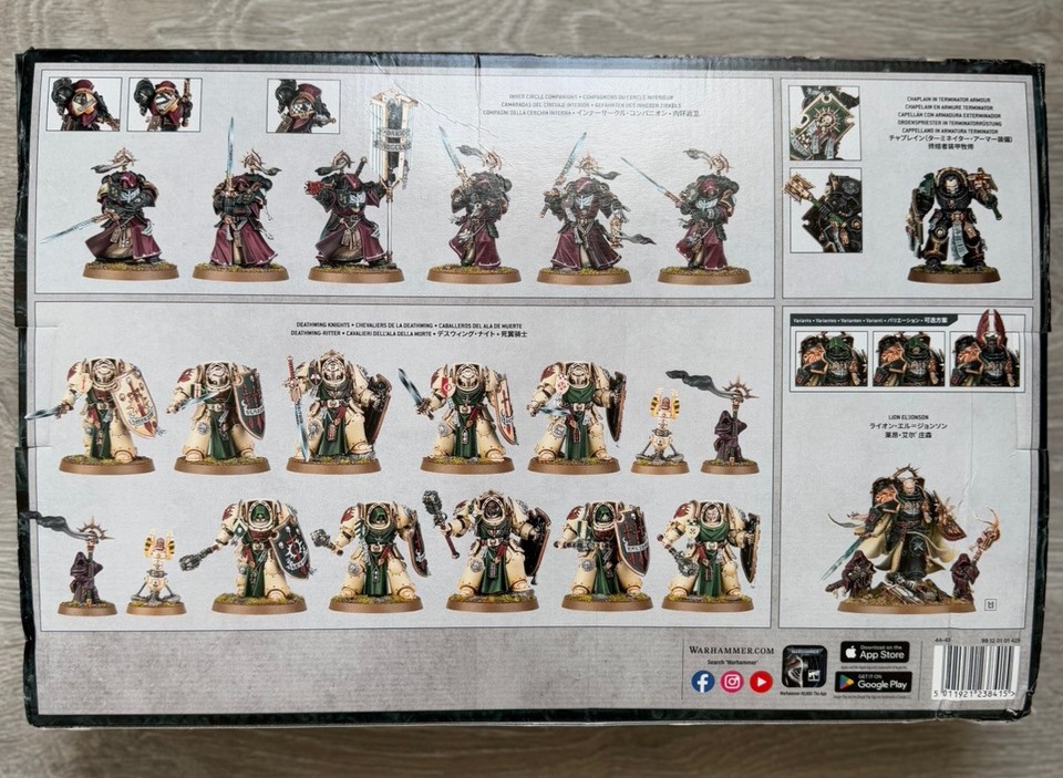 NEW Warhammer 40K Dark Angels Battleforce Inner Circle Task Force 22 ...