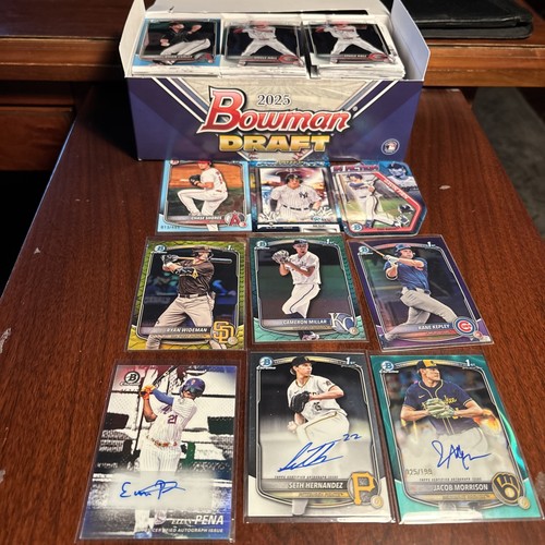 Bowman Draft (2025): Complete Open Box; Hernandez Auto, Pena Auto /250 ...