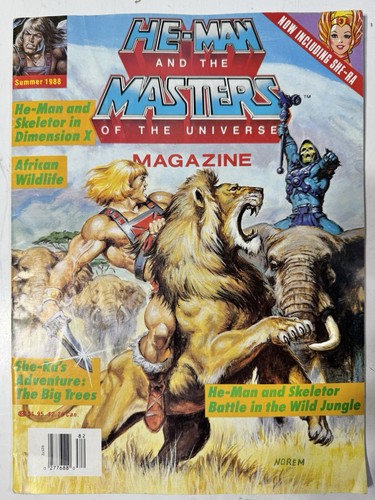 He-Man Masters of the Universe Magazine Summer 1988 (RARE) Includes ...