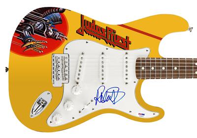 Judas Priest Rob Halford Autographed Signed Photo Graphics Guitar PSA ...