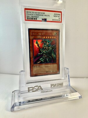 Yugioh Card "Chaos Command Magician" MFC-KR068 Ultra Rare PSA 10 Gem ...