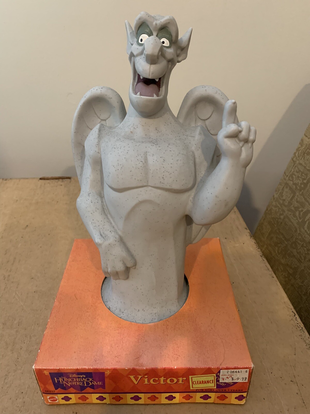 New, Disney, Hunchback of Notre Dame, Victor, Gargoyle Soft Vinyl Plush ...