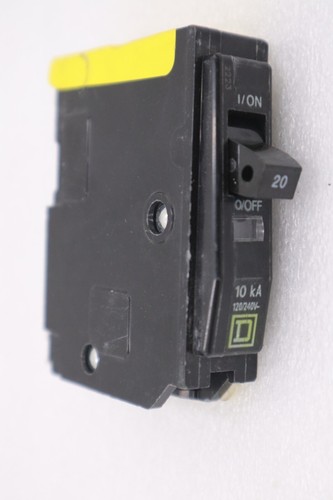 LOT OF 8 - Square D QO120 120/240V Plug-in Miniature Circuit Breaker ...