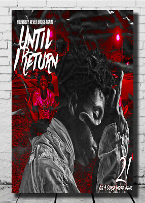 Youngboy Album Poster Until I Return 24x36 Art Music T-428 | eBay