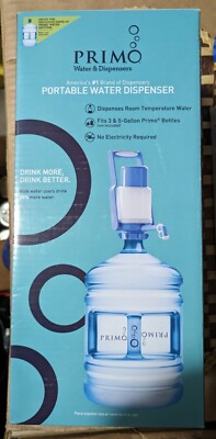 Primo Portable Jug Bottle Pump Dispenser Brand New Works w 3 & 5 Gallon ...