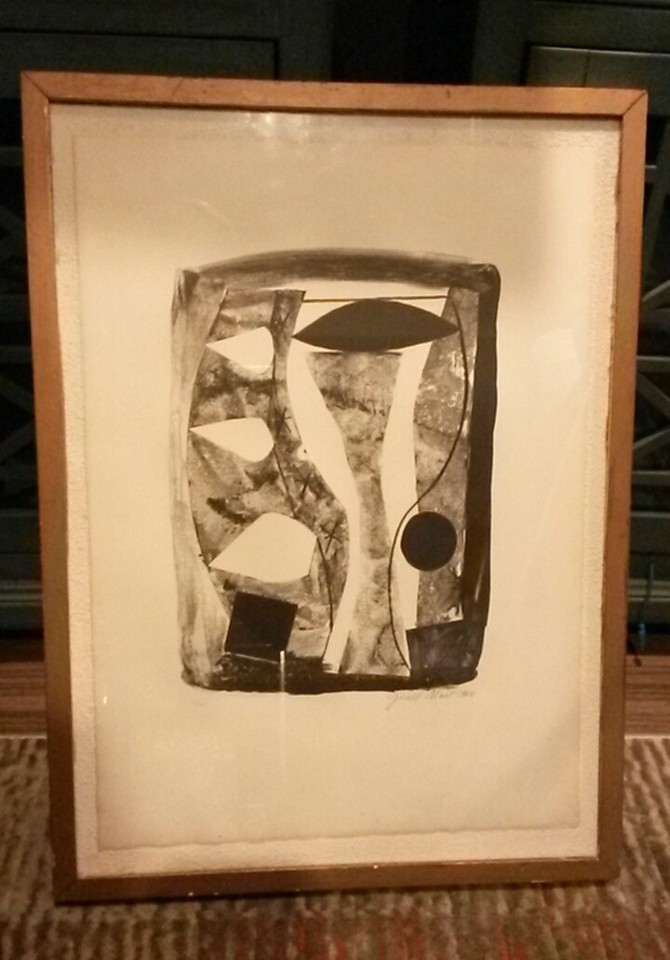 Mid Century MCM Signed, Numbered Lithograph-Gerald Mast, WPA Artist, c ...