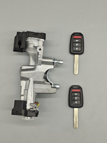 New For 2014 2015 Honda Civic Ignition Lock Cylinder Switch w/2 Key ...