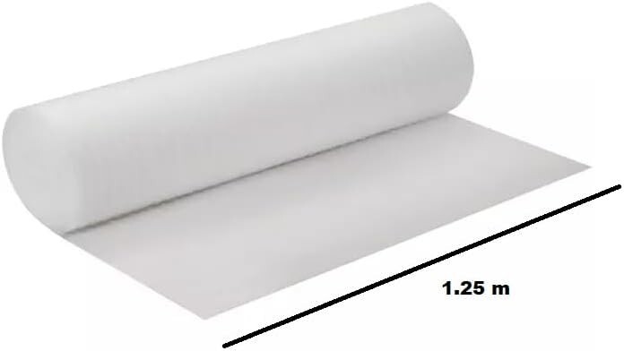 White Foam Underlay for Laminate/Wood Floors | Acoustic | 3mm Thick ...