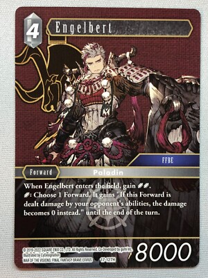 Final Fantasy Rebellion's Call Engelbert 17-127H NM/M | eBay