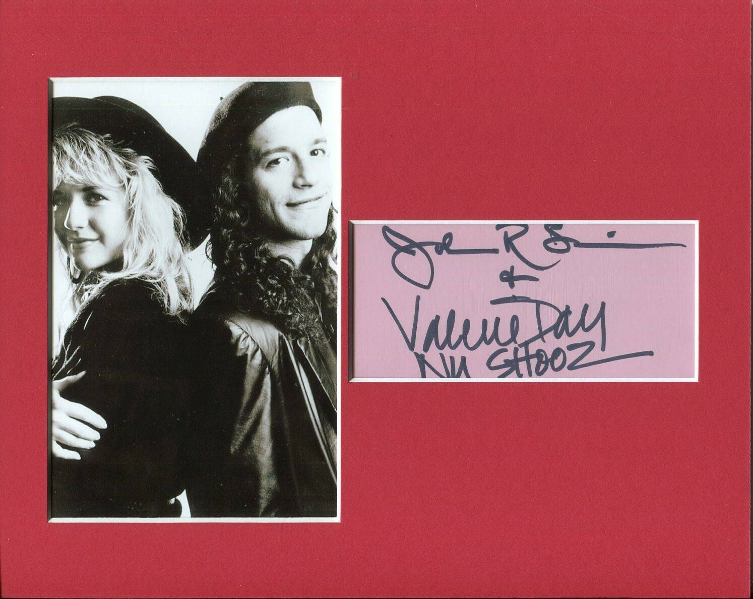 Valerie Day John Smith Nu Shooz R&B Singers Signed Autograph Photo ...