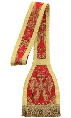 Red Roman Clergy Stole Vestment Chasuble Cope Estola Roja Rot Stola ...