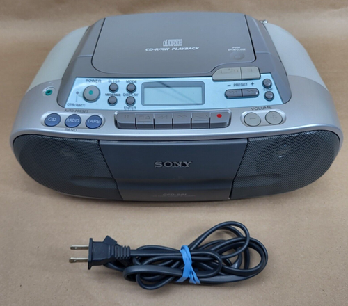 Sony CFD-S01 Boombox Stereo Radio Tape AM/FM CD Cassette *TESTED* | eBay