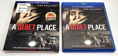 A Quiet Place Blu-Ray+DVD+Digital 2018 With Slipcover Mint Discs | eBay