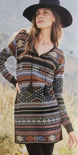 New Peruvian Connection Atlas Mountain Tunic Top XL Pima cotton V-neck ...