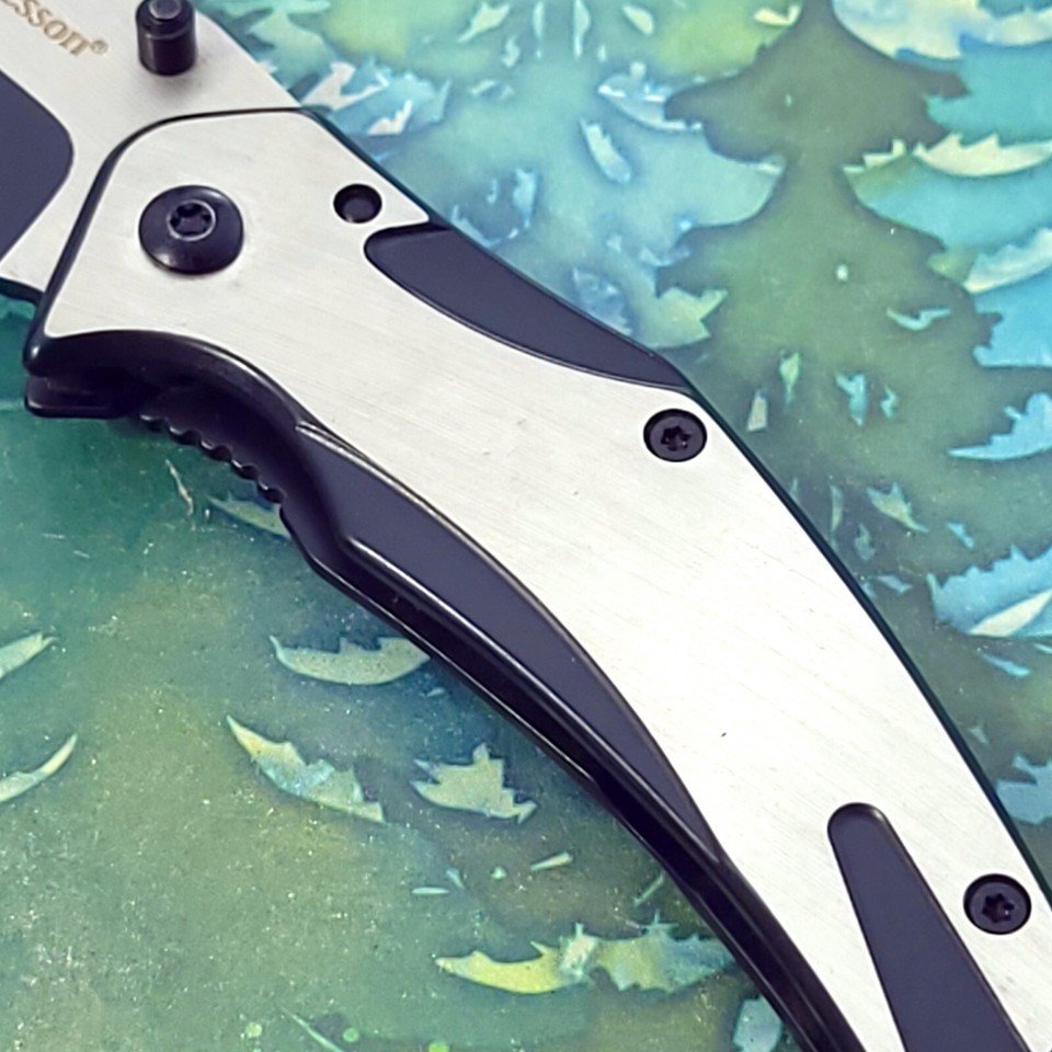 Smith & Wesson Knife Tactical Frame Lock Aluminum Handles Pocket Clip ...