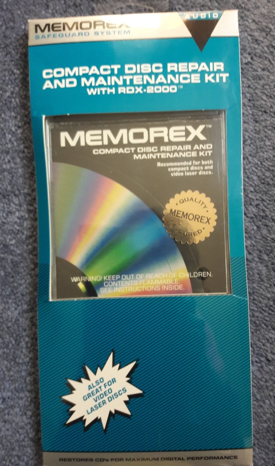 MEMOREX Compact Disc Repair And Maintenance Kit With RDX-2000, NEW | eBay