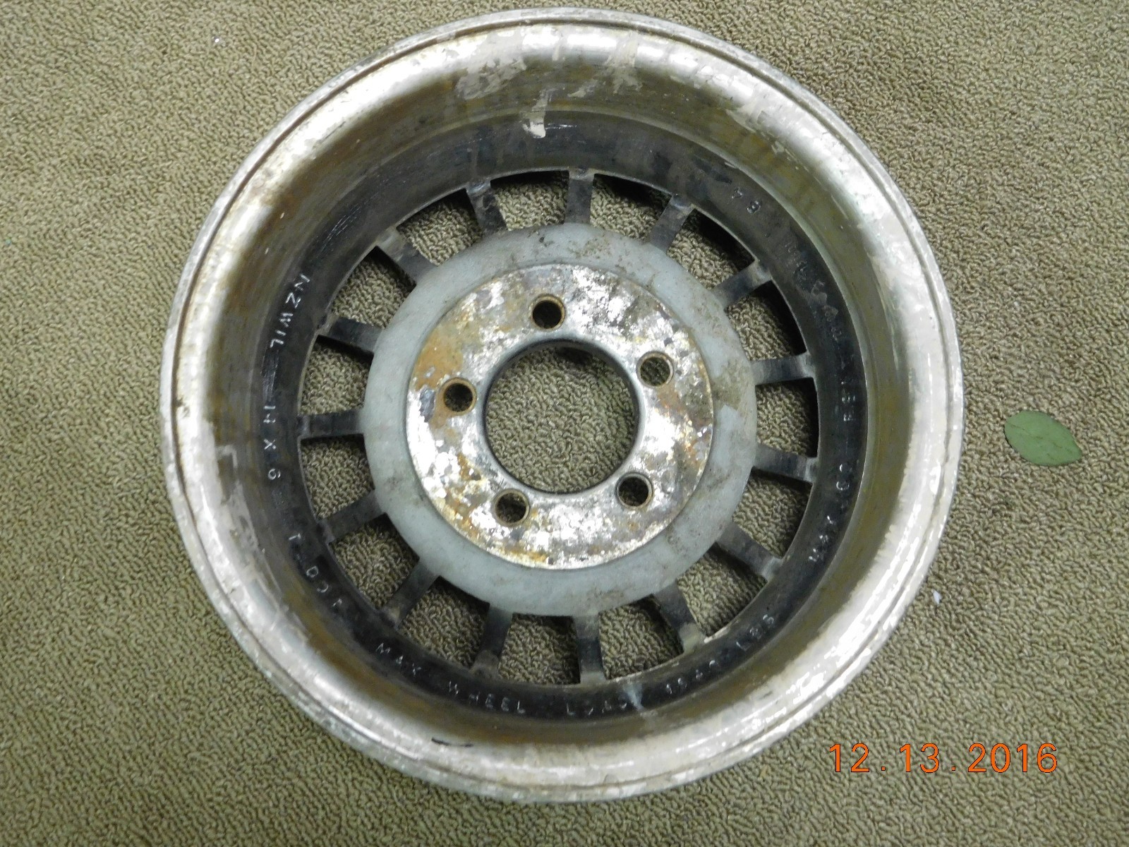 VINTAGE 14x6 15-SPOKE CYCLONE HURRICANE MAG WHEEL FORD/MOPAR MUSTANG ...