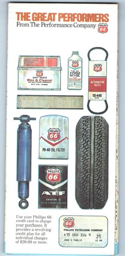 1980 Kansas Nebraska Phillips 66 Parts Oil Trop-Artic Battery Tire NE ...