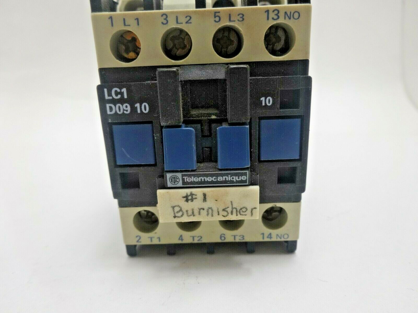 TELEMECANIQUE LC1-D09-10 CONTACTOR G6, 25A, 120V, 60HZ (LOT OF 3) | eBay