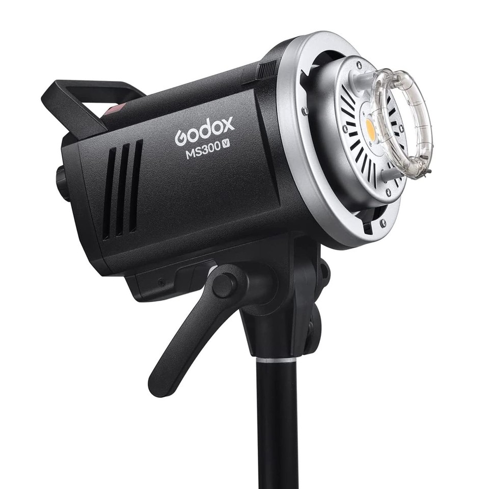 Godox MS300V 300W Studio Flash 5800±200K 0.1~1.8S Recycle Time with LED ...