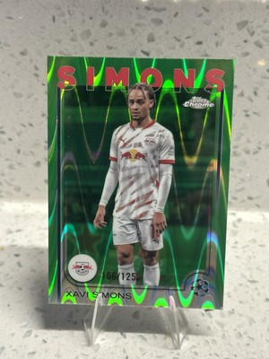 2024-25 Topps Chrome Xavi Simons Green #/99 RB Leipzig Netherlands | eBay
