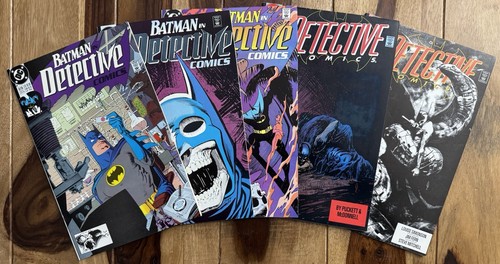 DETECTIVE COMICS #619-620-621-634-635-BATMAN-FIVE ISSUES-LOT-GEORGE ...