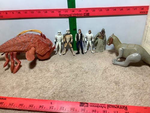Lot of Star Wars Toys Stormtrooper Luke Opee Killer Fish Tauntaun Han ...