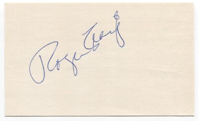 Roger Craig Signed 3x5 Index Card Baseball Autographed Signature ...