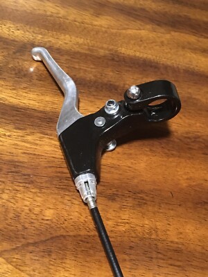 Black& Alloy Front Brake Handle With Cable. | eBay