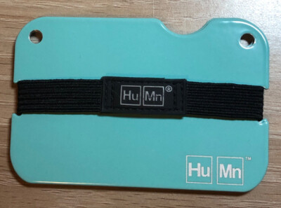 HUMN Wallet RFID Blocking Blue, Minimalist, human, Money Clip, Metal ...