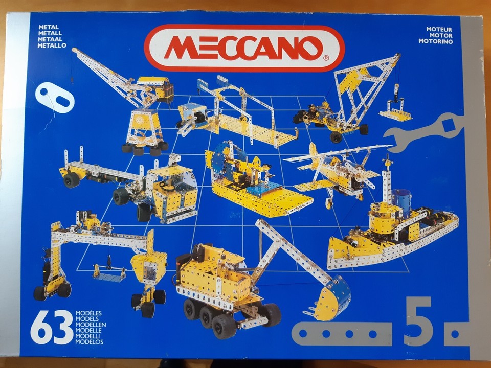 Meccano set 5 - 63 models with box and manuals | eBay UK