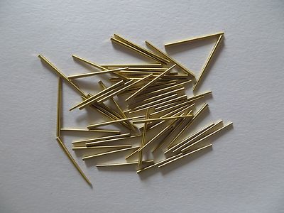 Clock Brass Tapered Pins - Package of 50 - .065"/1.65mm to .030"/.76mm ...