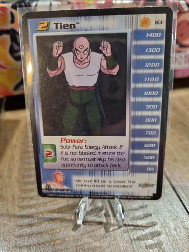 Dragon Ball Z Cards CCG Tien Lv 2 Unlimited #83 Saiyan Saga | eBay