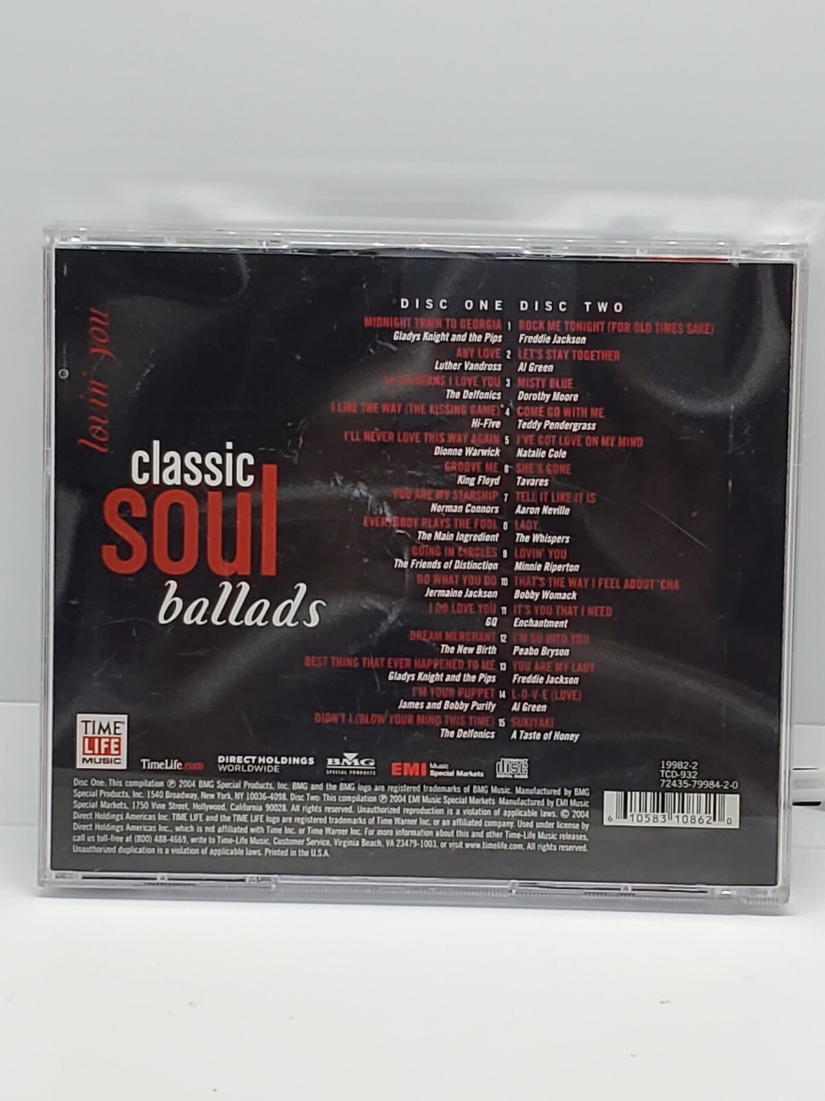 Classic Soul Ballads Lovin' You CD Gladys Knight Luther Vandross Norman ...