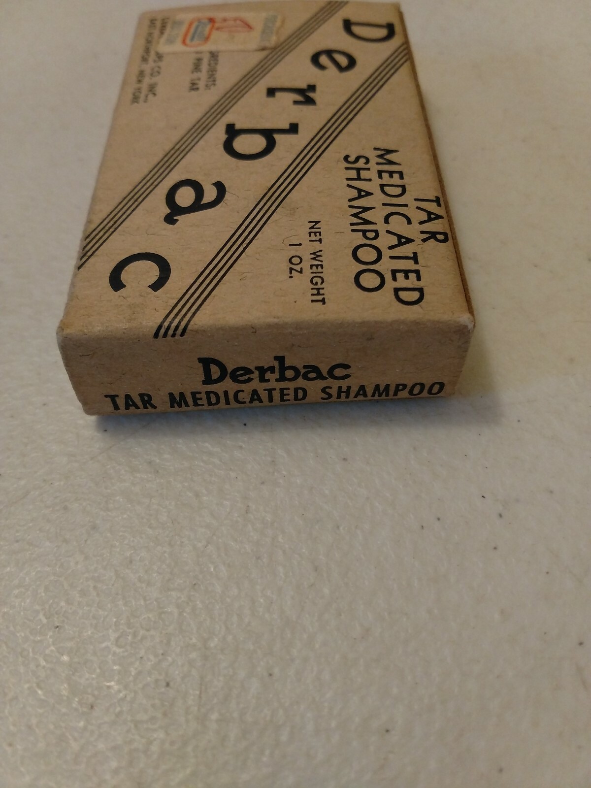 Antique Advertising Derbac Tar Medicated Shampoo Bar Soap Rexall Drug ...
