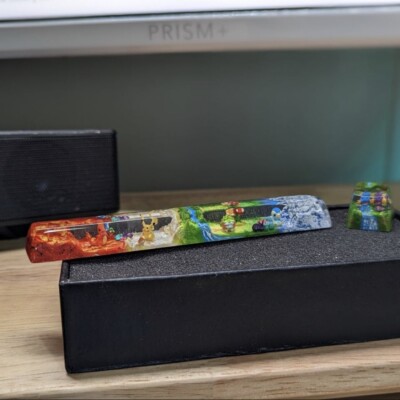 Custom Spacebar Pokemon Artisan Keycap For Computer Keyboard | eBay
