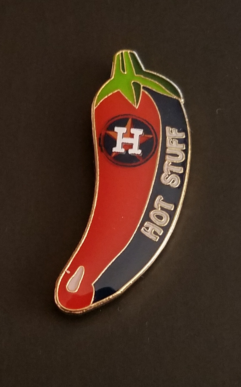 HOUSTON ASTROS "HOT STUFF" LAPEL PIN | eBay