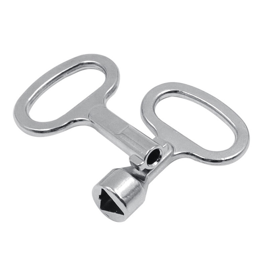 Silver Triangle Socket Key for Electrical Cabinets Elevators Water ...