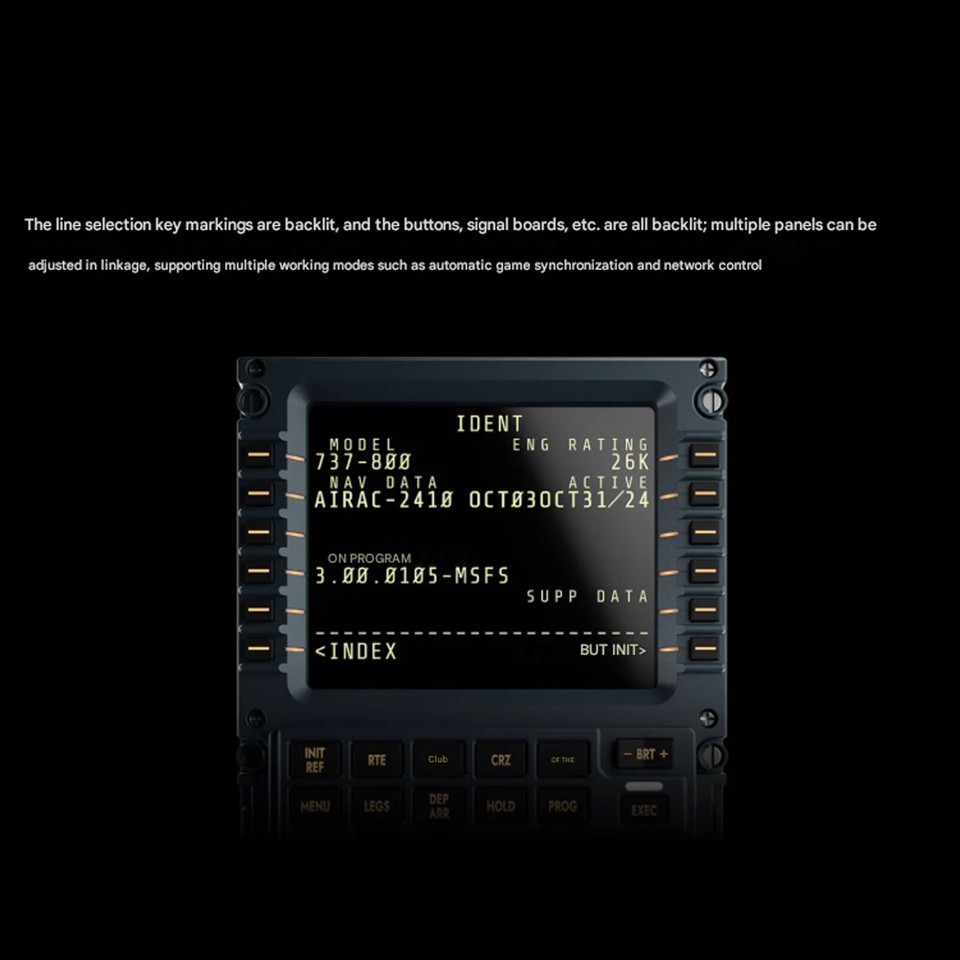 WINWING A3XX MCDU Flight Control Panel Simulator Compatible with X ...